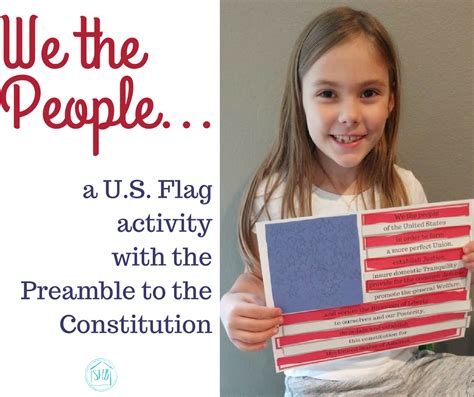 A Fun Preamble Flag Patriotic Activity For Early Elementary Students