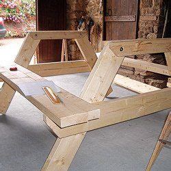 Fabriquer Une Table De Pique Nique Table De Pique Nique Table Picnic