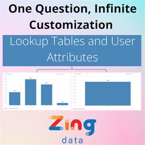 One Question Infinite Customization Lookup Tables And User