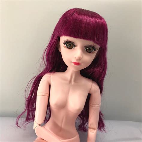 Bjd Dolls Large Cm Doll With Beautiful Hair Head Female Body