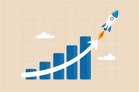 Exponential Growth Or Compound Interest Investment Wealth Or Earning