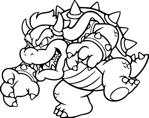 Coloriage Bowser à imprimer