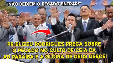 PR ELIZEU RODRIGUES PREGA NA IGREJA DO PR JOSE CARLOS DE LIMA CONTRA O