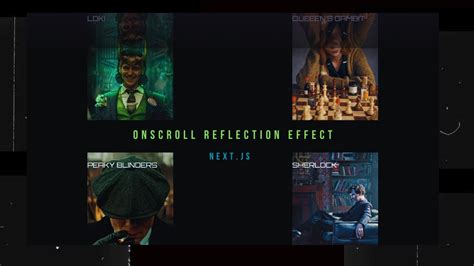Build Onscroll Reflection Effect Next Js Tailwindcss Web