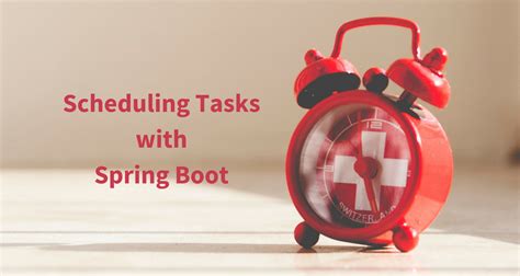 how to schedule tasks with spring boot callicoder