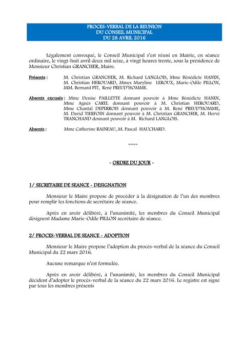 Conseil Municipal Compte rendu de la séance publique du 25 septembre