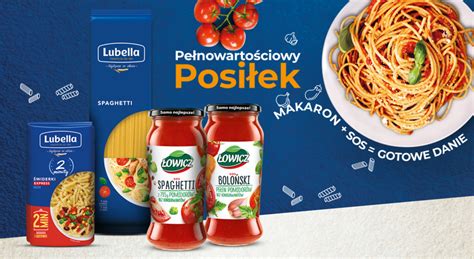 Makaron Lubella I Sos Owicz Pe Nowarto Ciowy Posi Ek Top Market