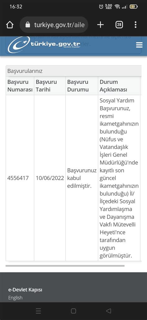 e Devlet Turkiye gov tr Aile Ve Sosyal Hizmetler Bakanlığı Sosyal