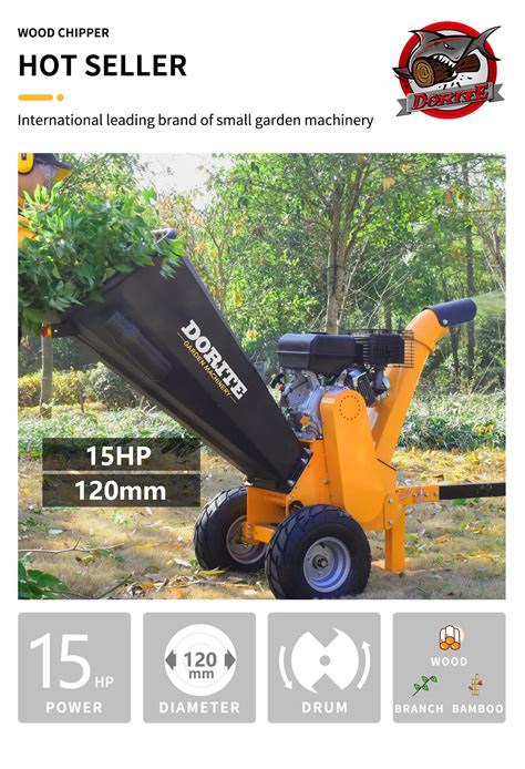 K Maxpower 5 Inch Wood Processing Machine Wood Chipper Shredder Dorite