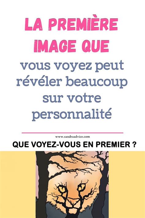 La première image que vous voyez peut révéler beaucoup sur votre