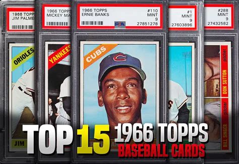 The Best Topps Baseball Cards Highest Selling Prices
