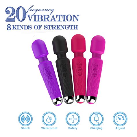 Factory Outlet Charging 20 Modes 8 Speed Silicone Sex Toys Clitoris G Spot Massage Vibrating