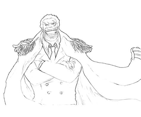 One Piece Monkey D Garp Marine Temtodasas