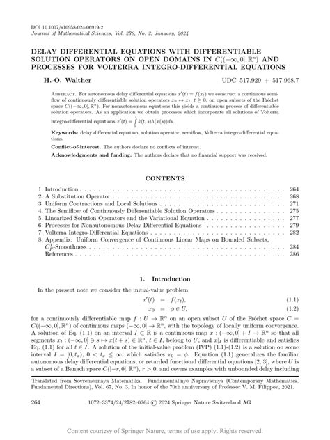 delay differential equations with differentiable solution operators on open domains in c −∞ 0