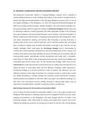 STRATEGIC ALTERNATIVES AND RECCOMENDED STRATEGY Datoy Docx VI