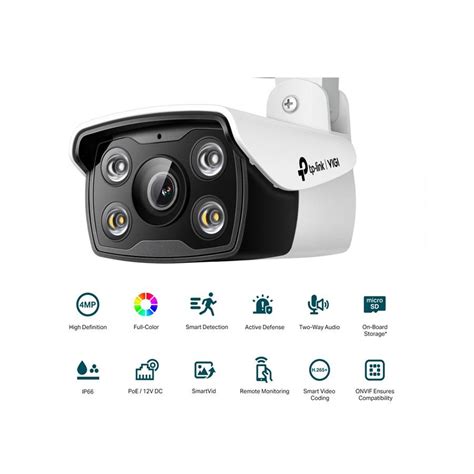 TP Link Vigi C340 4MP Outdoor Full Color Bullet Network Camera 4mm 2