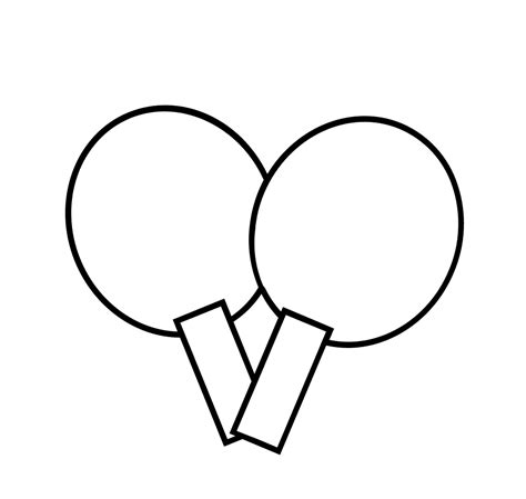 Simple Ping Pong Image Coloring Pages Coloring Cool
