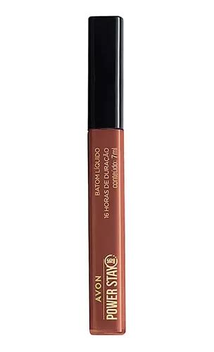 Batom Líquido Matte Power Stay 16h Nude Cacau Avon 7ml MercadoLivre
