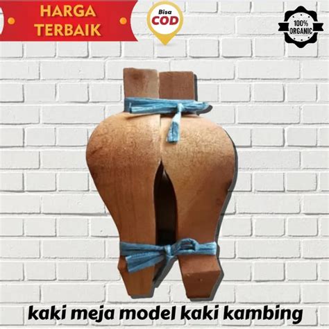 Kaki Meja Model Kambing Bawahan Meja Lemari Lazada Indonesia