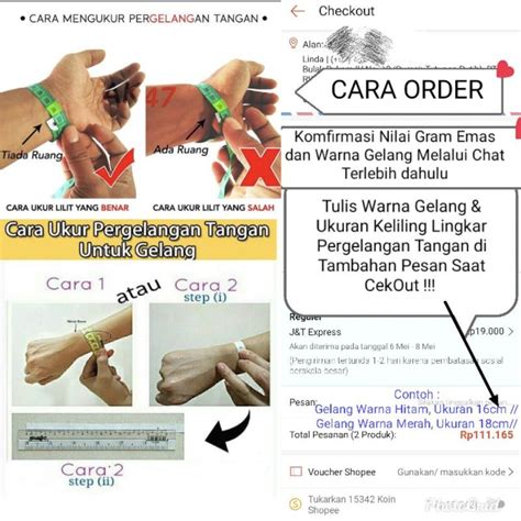 Cara Ukur Gelang Tangan