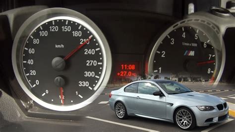 2011 BMW M3 E92 0 250 Kmh Top Speed Autobahn YouTube