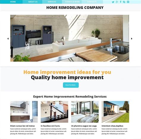 Remodeling Website Templates