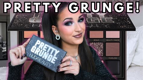 Huda Beauty PRETTY GRUNGE Eyeshadow Palette REVIEW SWATCHES YouTube
