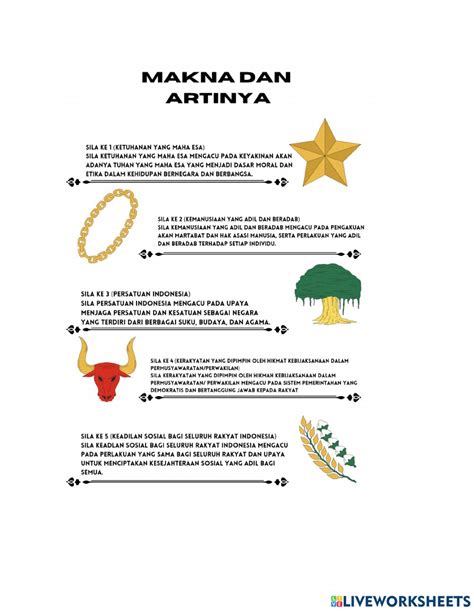 Pancasila Online Exercise For 10