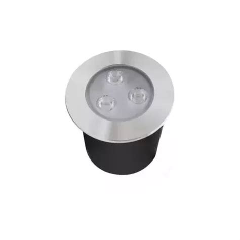 Balizador Spot Led Embutir Chao Piso Jardim 3w Ip67 3000k Cor da cúpula