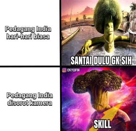 10 Meme Kocak Brokoli Santai Dulu Gak Sih