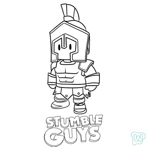 Coloriage Stumble Guys Pdf Imprimables Gratuits