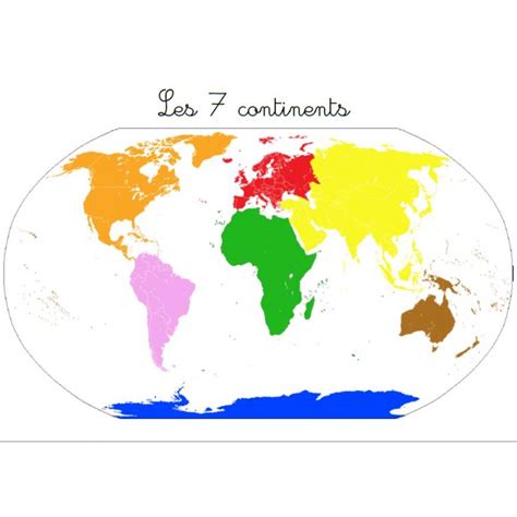 Carte Des Continents Vierge À Imprimer Carte du Monde Atlas Arts