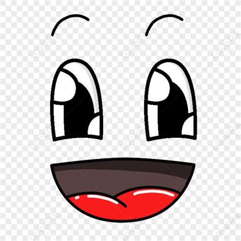Paquete De Emoticonos De Risa De Ojos Grandes De Dibujos Animados De