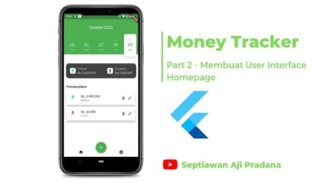 Tutorial Lengkap Membuat Aplikasi Flutter Pencatatan Keuangan Part 2