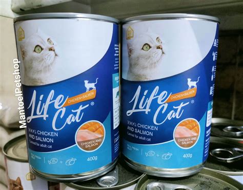 Makanan Kucing Life Cat Kaleng Chicken Salmon 400 Gram Lazada Indonesia