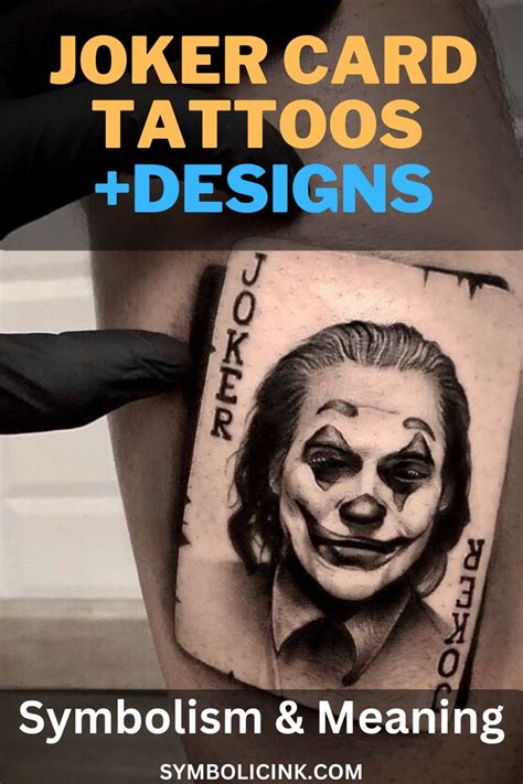Joker Card Tattoo Meaning Symbolism Joker Face Tattoo Clown Tattoo