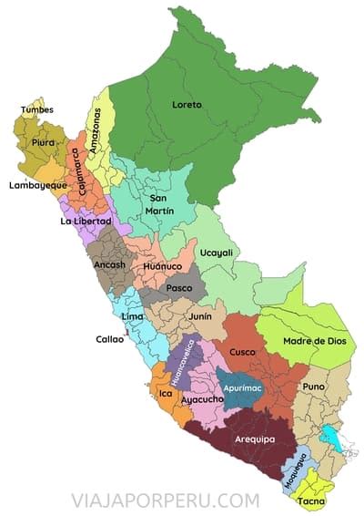 Tipos De Mapa Pol Tico Del Per Para Descargar