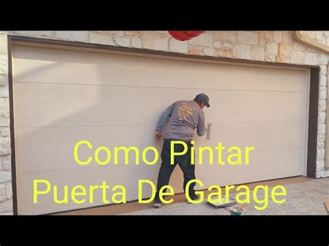 Como Pintar Puerta De Garage YouTube