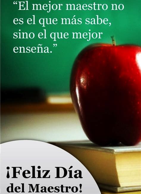 Hermosas imágenes con frases del Día del Maestro en Junio para