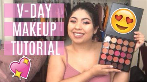 VALENTINE S DAY FULL GLAM MAKEUP TUTORIAL HAUL MORPHE 25C