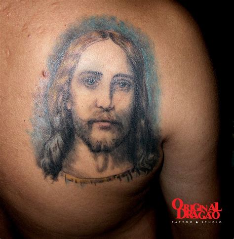 Tatuagem Jesus Cristo Realista Ser Julgado Jesus Por Ti Ou Recebido
