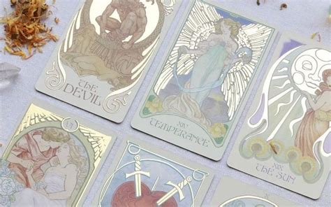 Ethereal Visions Tarot Deck Golden Accents Best Tarot Decks Tarot