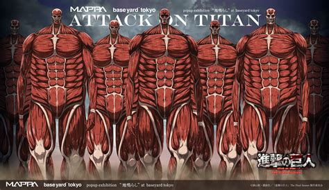 MAPPAが手掛けるTVアニメ進撃の巨人The Final Season のPOPUP企画展地鳴らしがベースヤード トーキョー原宿6