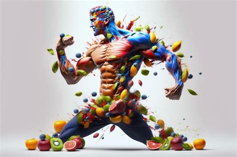 Frutas que forman un metabolismo y nutrición del cuerpo humano comer