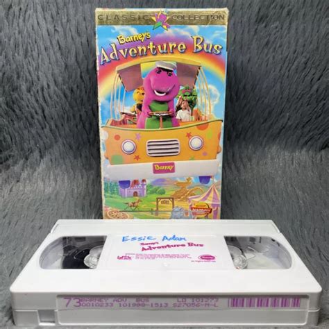 BARNEY FRIENDS VHS 1997 Video Tape Adventure Bus Classic Collection
