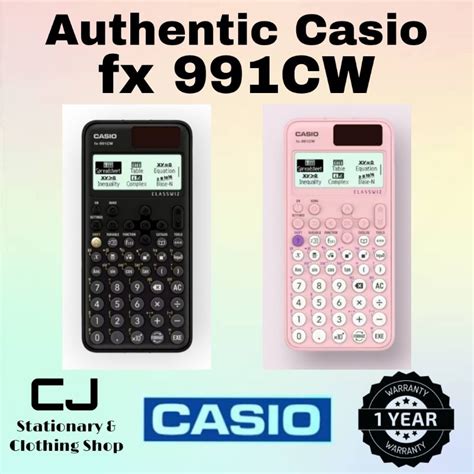 Authentic Casio Fx Cw Scientific Calculator Cw Pink Blue Black