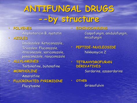 PPT ANTIFUNGAL DRUGS Modes Of Action Mechanisms Of Resistance