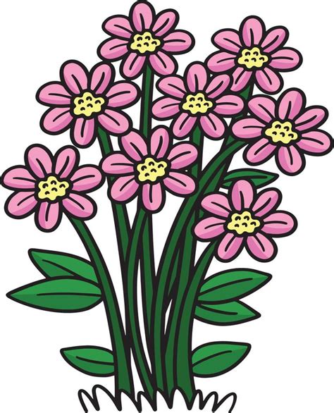 Flores De Dibujos Animados