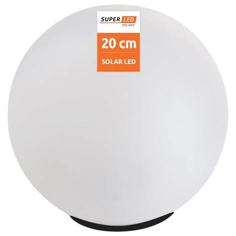 Lampa Ogrodowa Kula Solarna Led Cm Wbijana Naziemna Superled