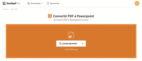 Cómo insertar un PDF en PowerPoint Smallpdf